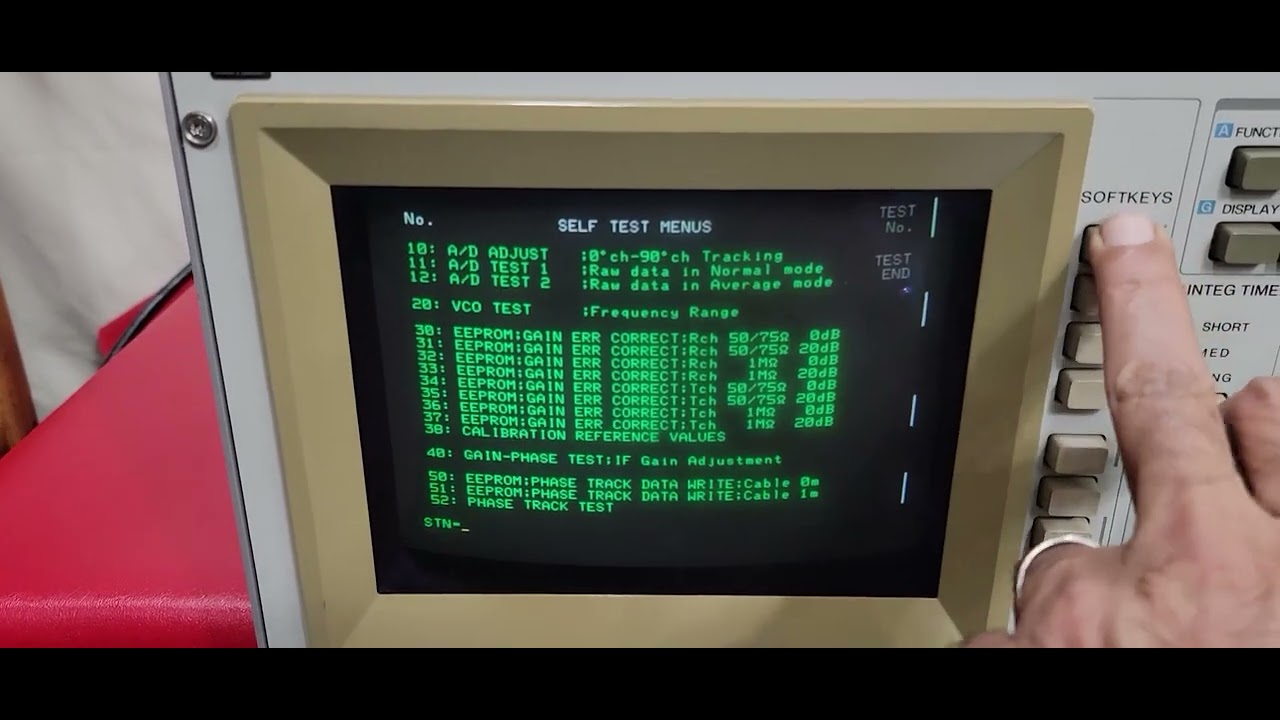 hp 4194A Impedance Gain Phase Analyzer - YouTube