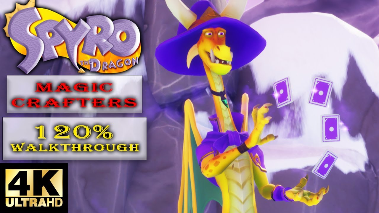 Spyro The Dragon - Magic Crafters | All Levels 120% Walkthrough ( No ...