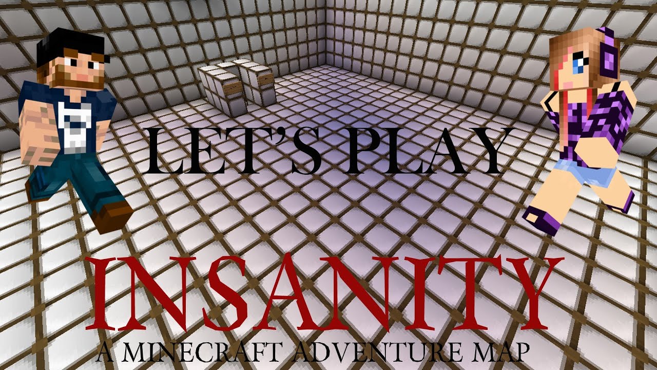 Let's Play Insanity Episode 1 (Minecraft Adventure Map) - YouTube