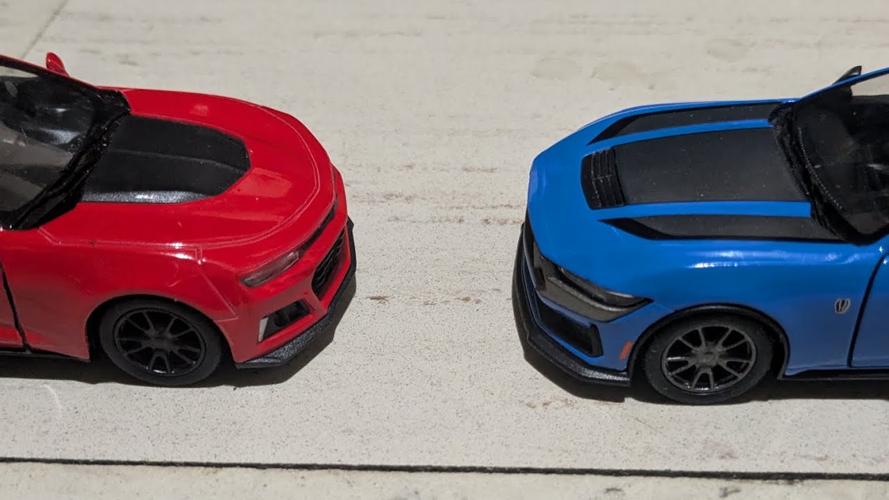 diecast pullback cars episode 7: ford vs Chevy - YouTube