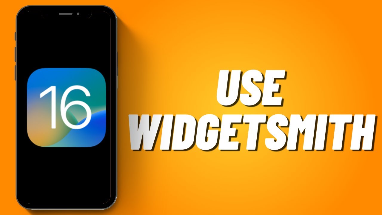 How To Use Widgetsmith Ios 16 2023 Youtube
