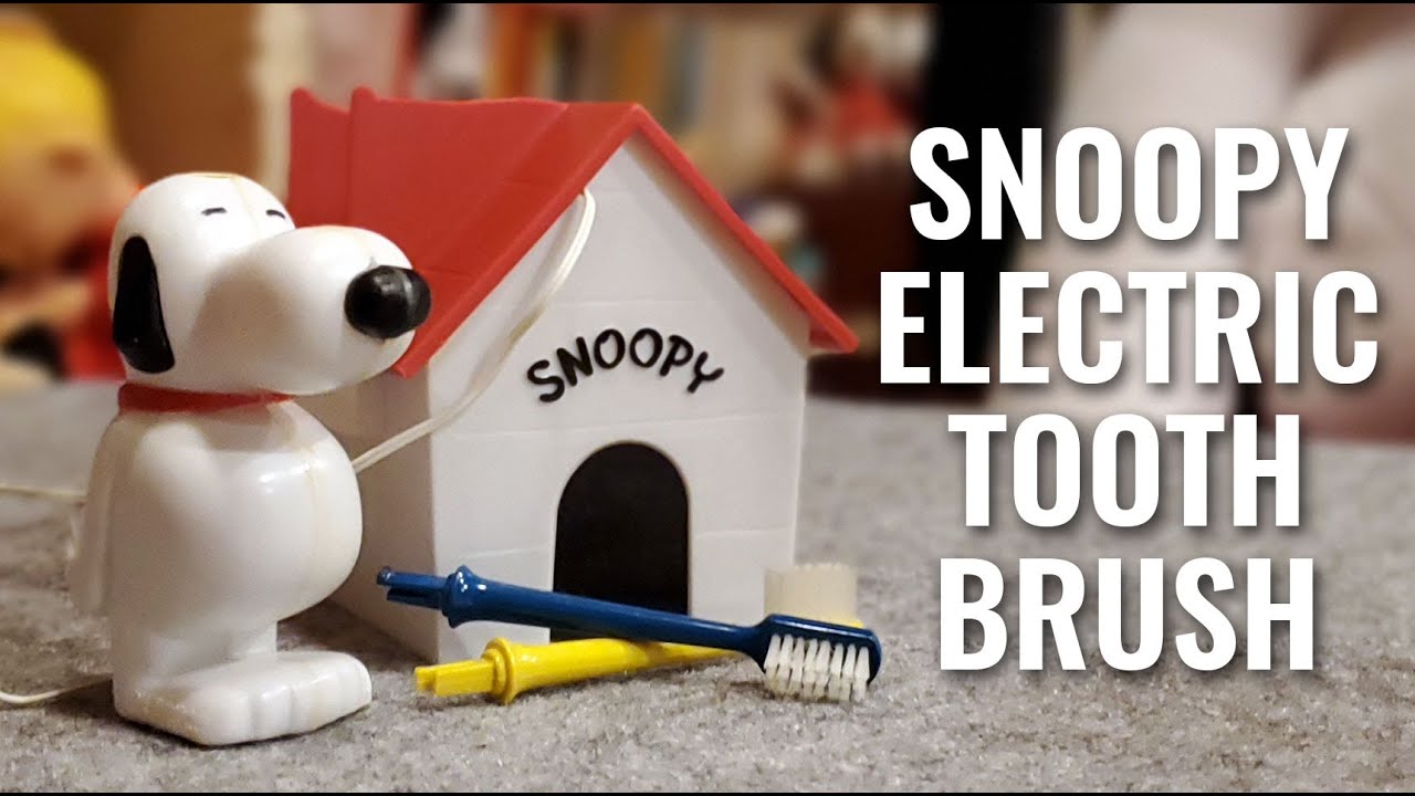 Just One Dollar! Snoopy Battery Powered Toothbrush - Snoopy Finds ...
