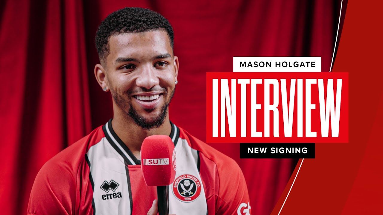 Mason Holgate | New Signing | Sheffield United First Interview - YouTube