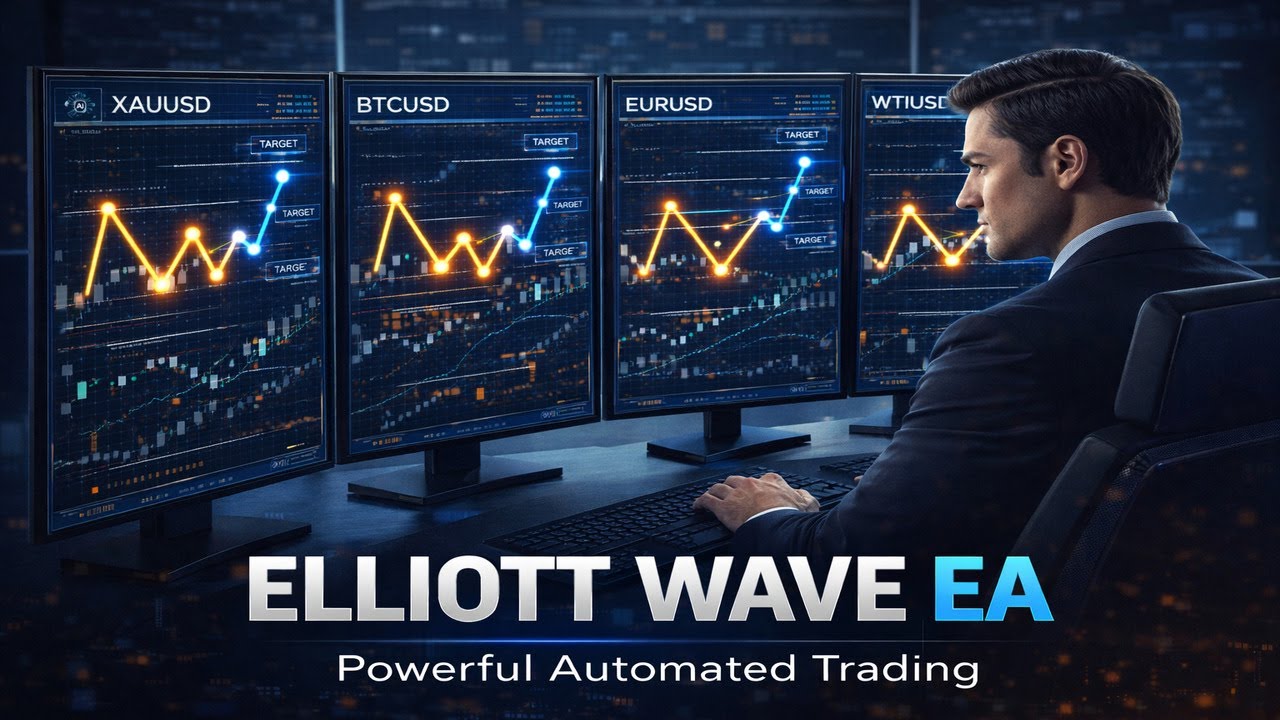 Elliott Wave EA — Merrill M&W Wave Pattern Trading for MT5 - YouTube