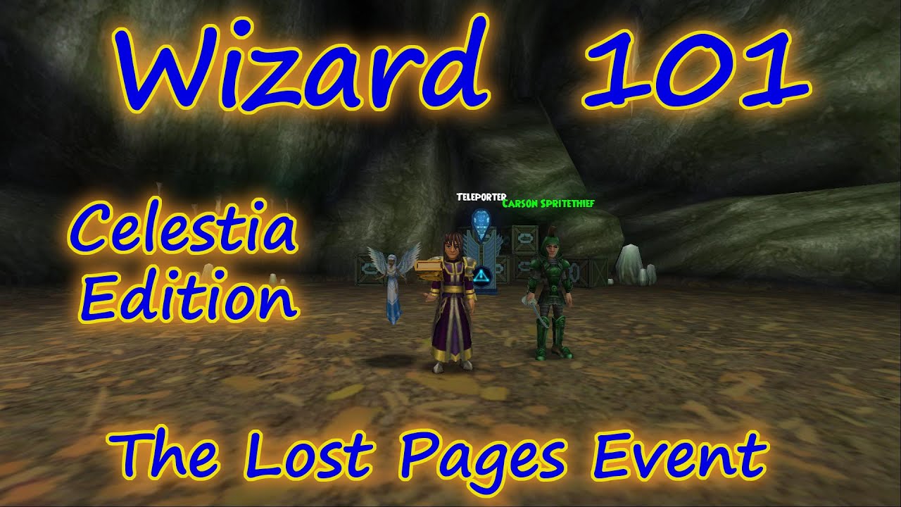 Wizard101: The Lost Pages Event Part 4 - Celestia - YouTube