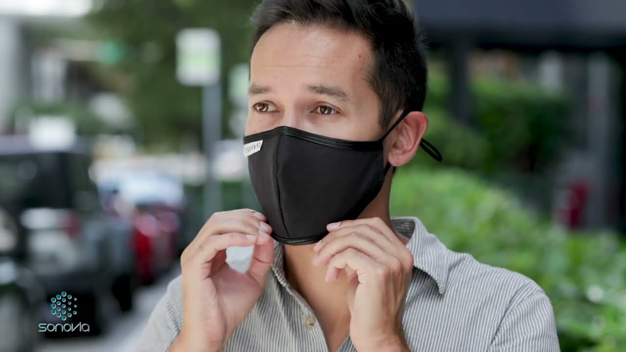 Sonomask | Antibacterial Reusable Mask | Sonomask By Sonovia | Sonomask ...