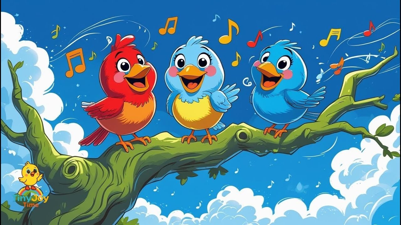 🐦 Toddler Song About Birds | Fun & Happy Kids Song with Cute Bird ...