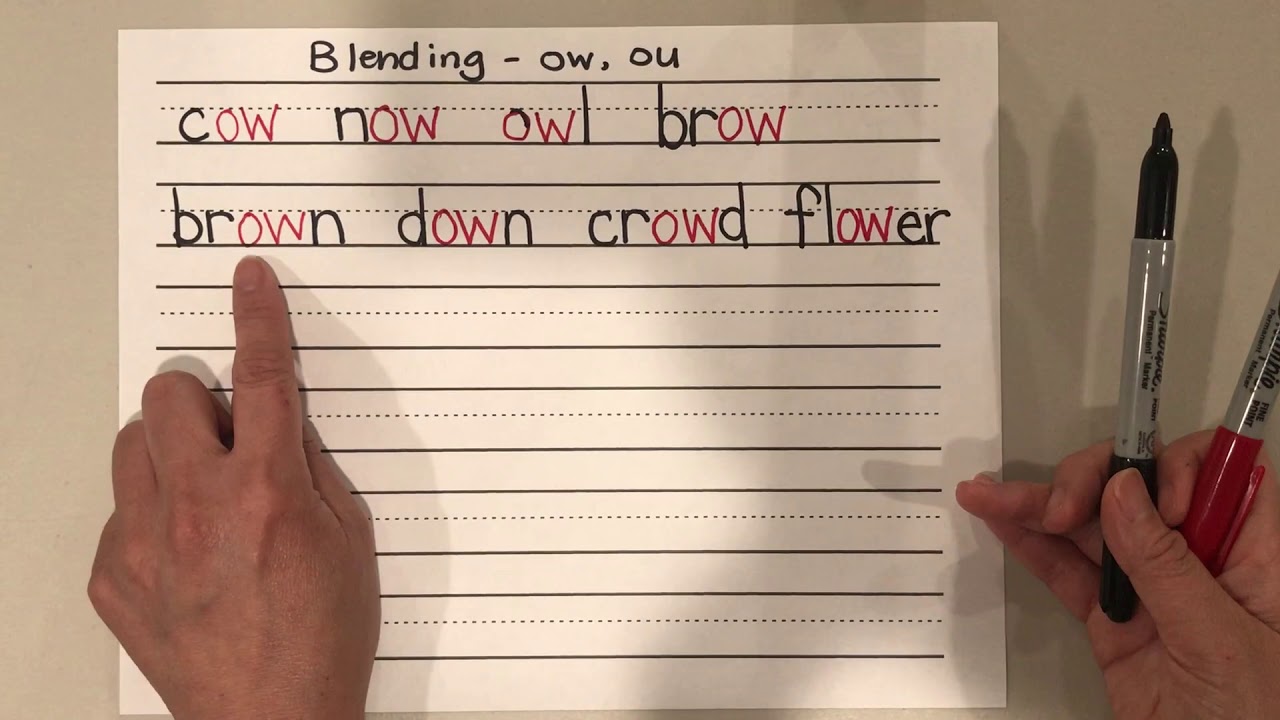 Blending ow, ou - YouTube