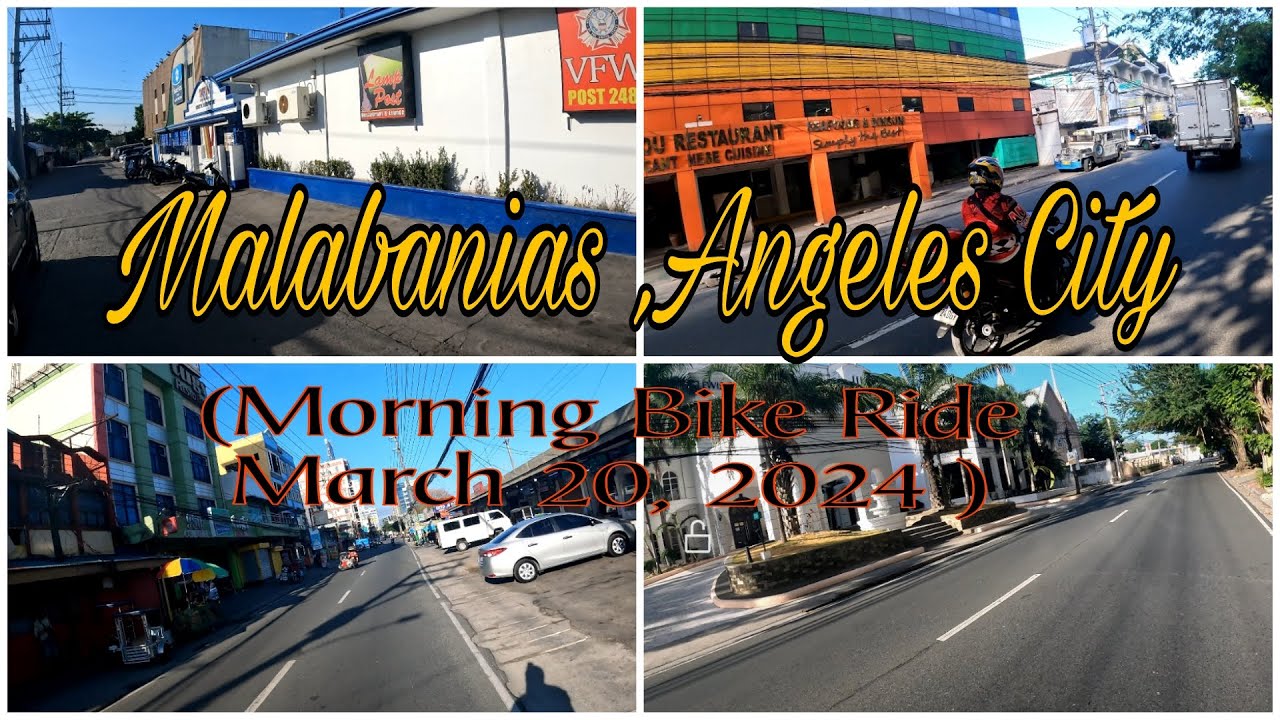 Malabanias ,Angeles City ( Morning Bike Ride on March 20, 2024) - YouTube