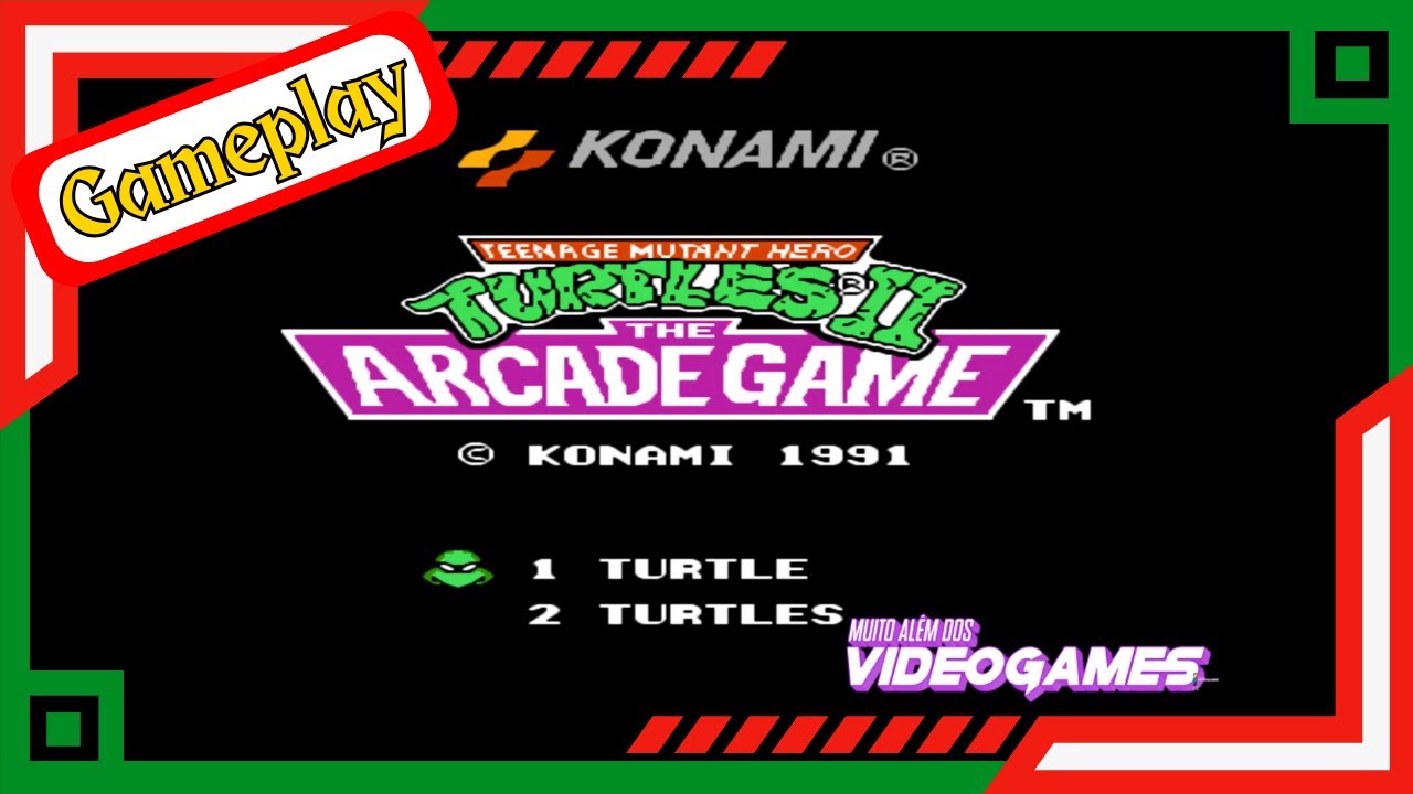Gameplay Teenage Mutant Ninja Turtles 2: the Arcade Game - Konami's ...