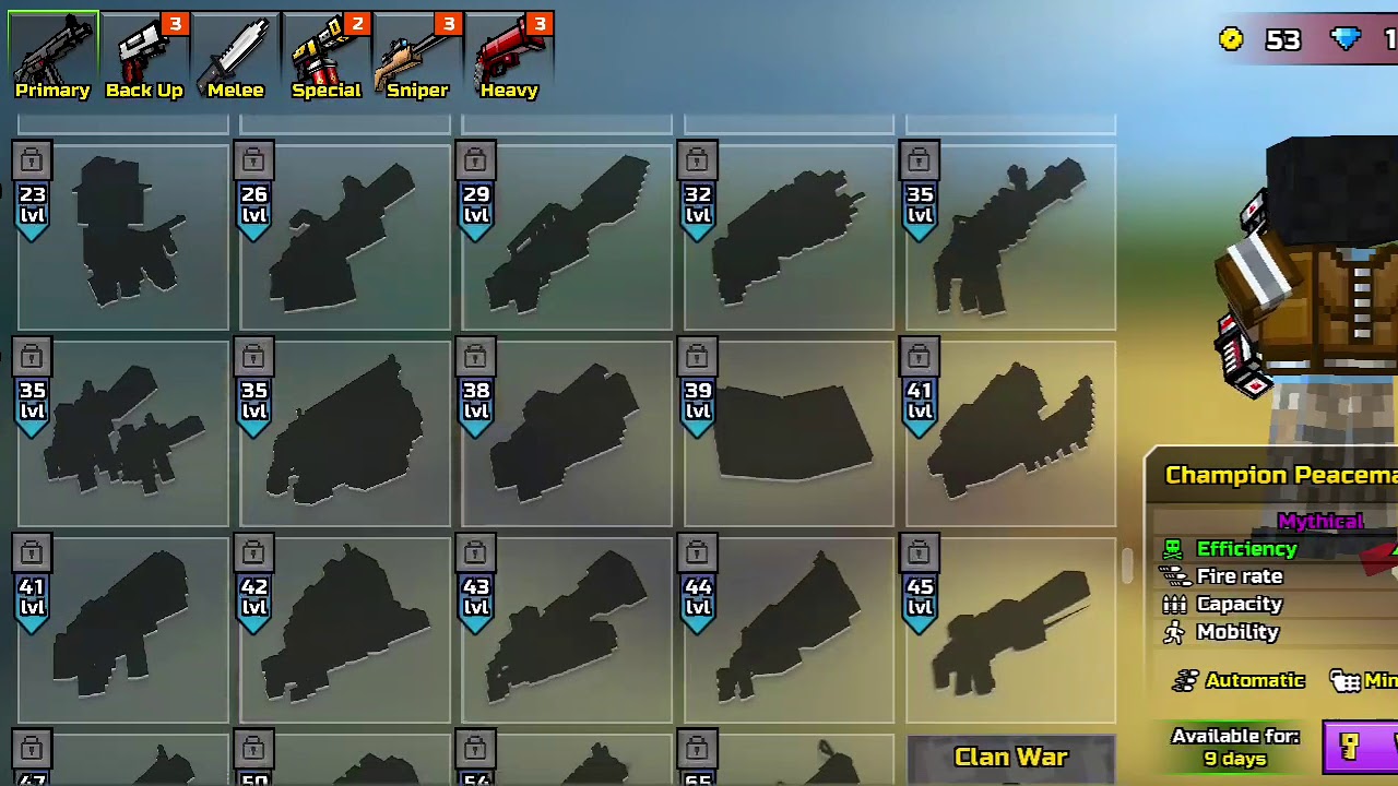 Pixel gun 3d on a very big map - YouTube