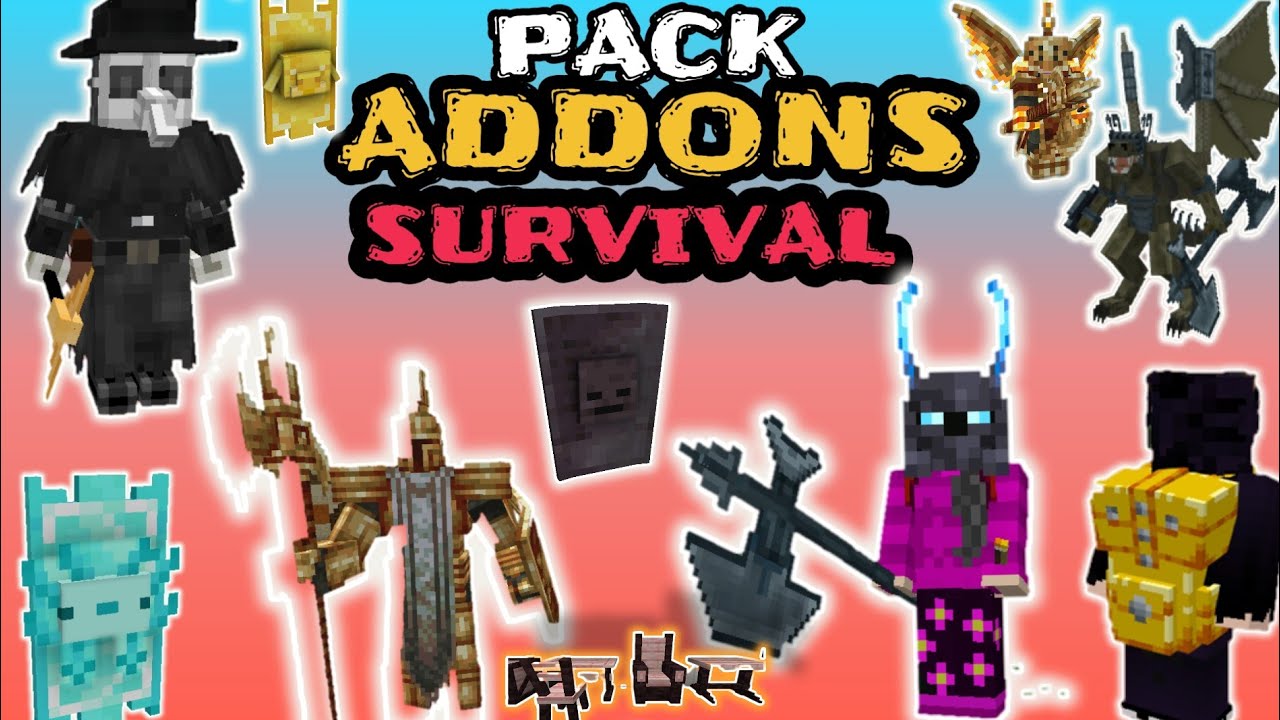 👉 PACK de ADDONS mods para MINECRAFT BEDROCK 1.21 MCPE 😱 top 5 MEJORES ...