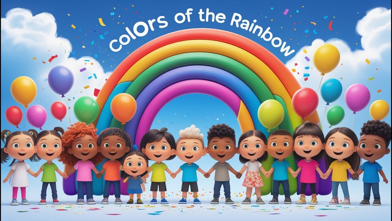 Colors of the Rainbow - Kids Song | Learn Colors, Teach Colours ...