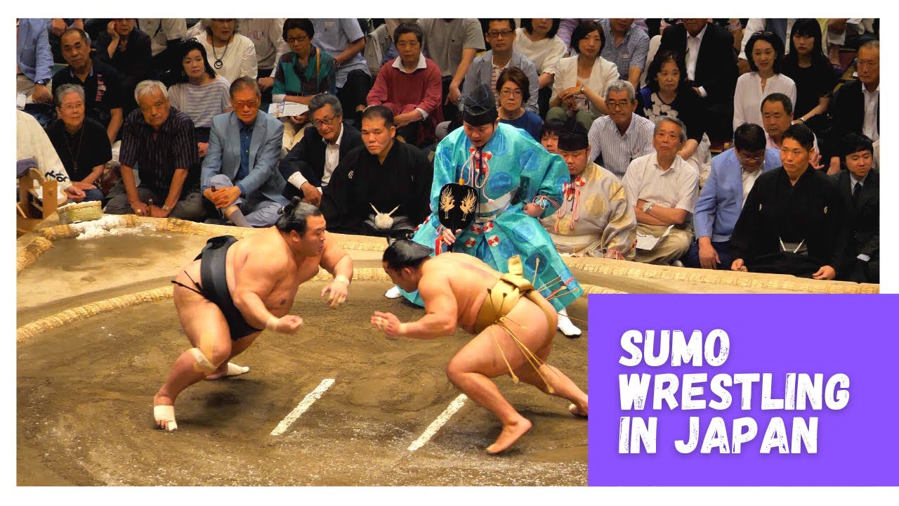 Grand Sumo Wrestling Tournament in Tokyo Japan - YouTube