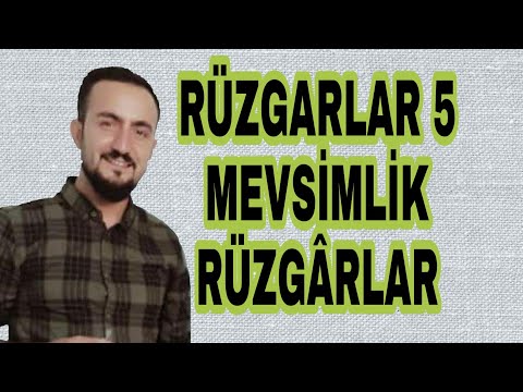 Rüzgarlar 5 mevsimlik rüzgarlar iklim bilgisi coğrafya hocam İlyas hocam