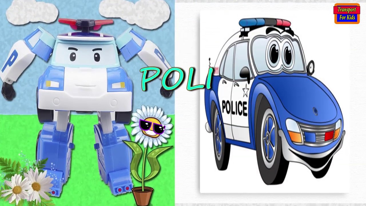 Robocar Poli in real life! Educational video for kids! New cartoons ...