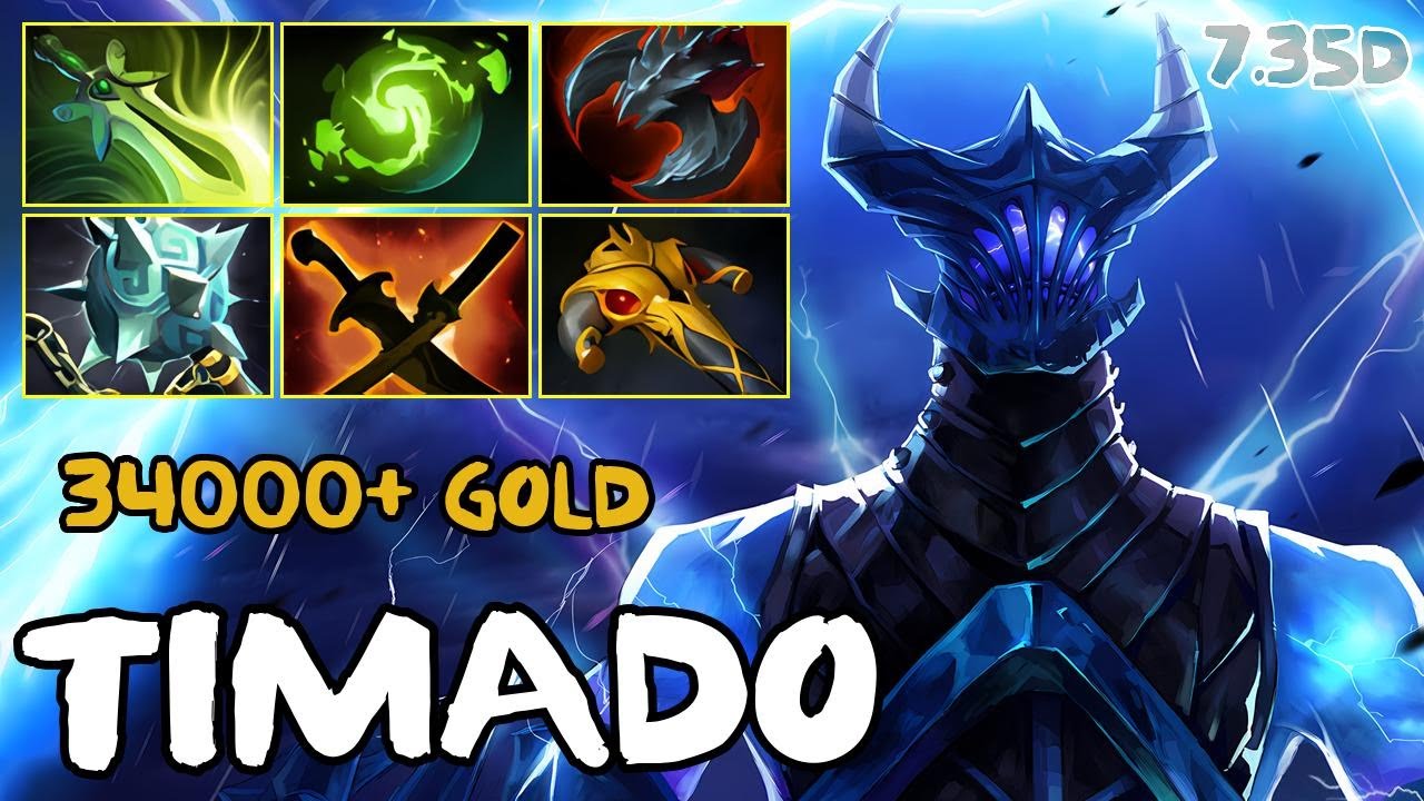 Timado | Razor Carry | 34000+ gold | 7.35d | Immortal Dota 2 Pro Plays ...