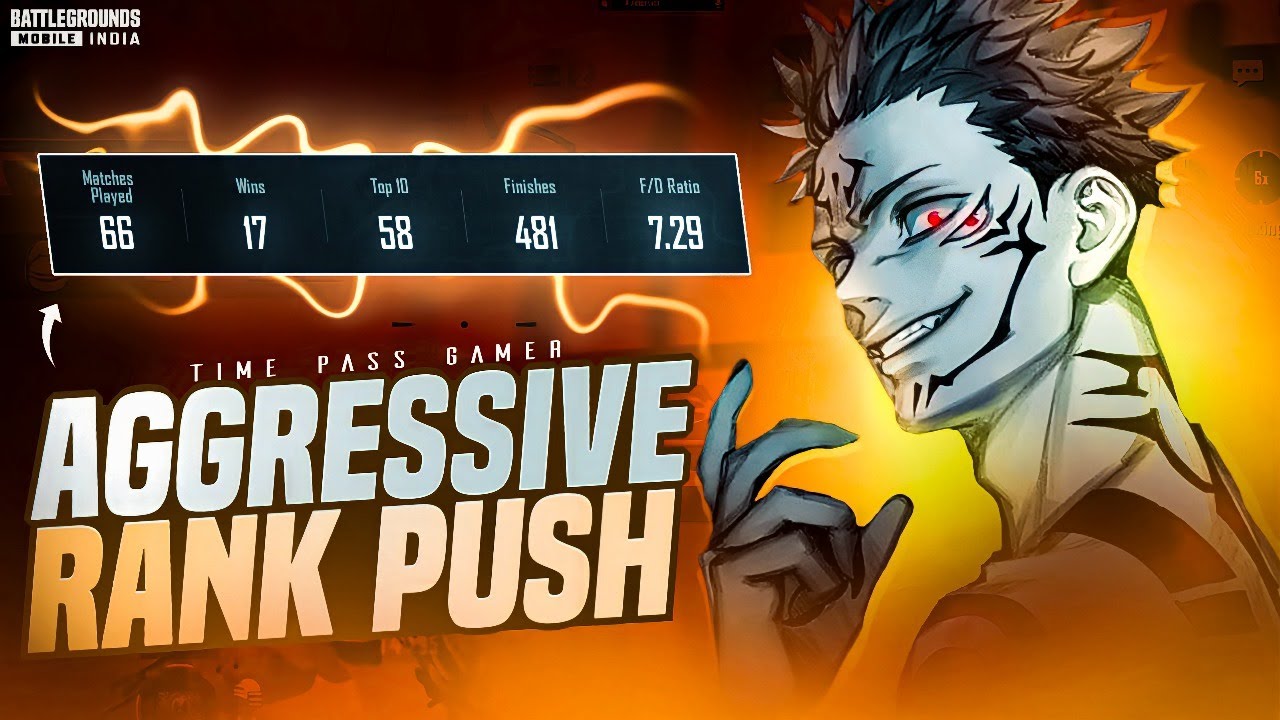 BGMI LIVE | AGGRESSIVE RANK PUSH | AAJ CONQUEROR PKKA #bgmi #bgmilive # ...