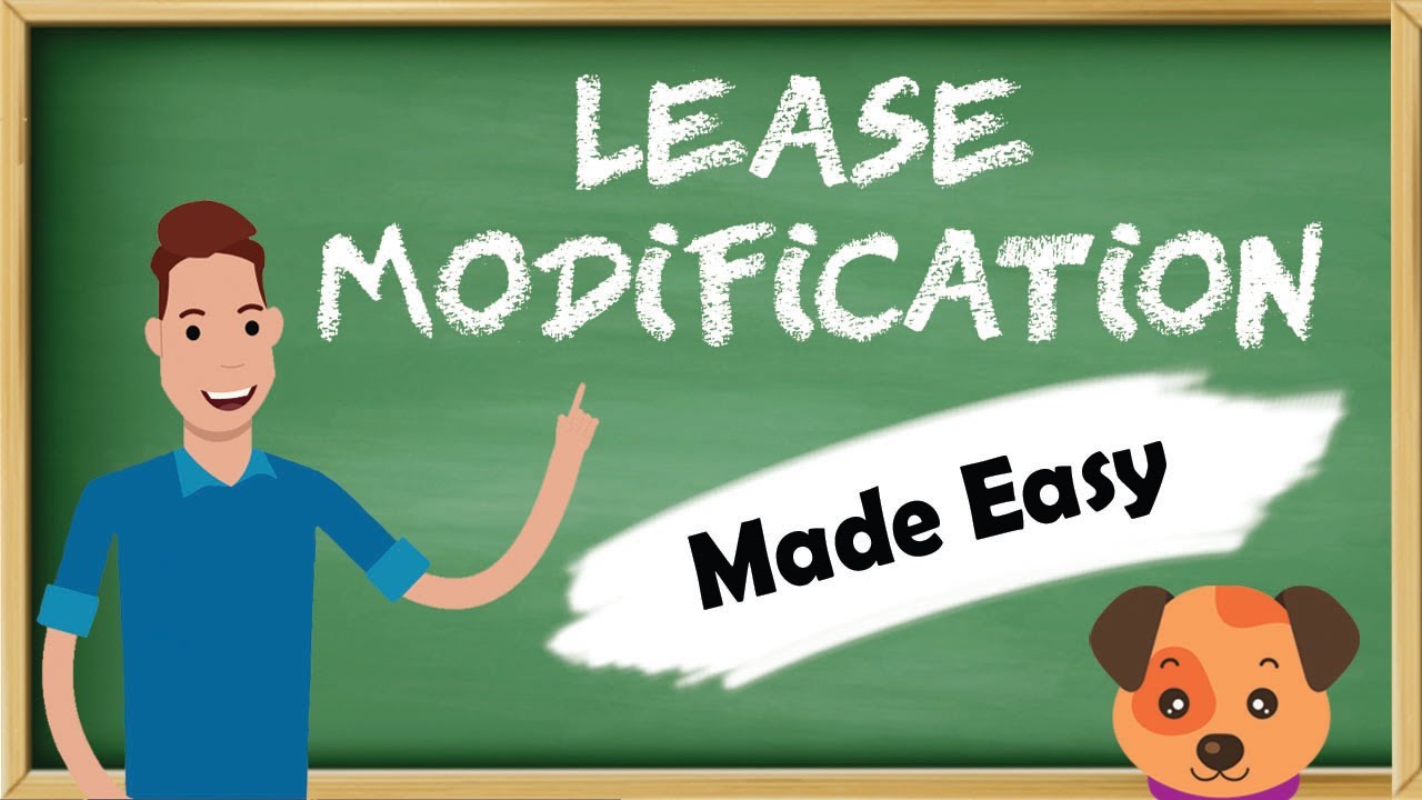 Accounting for Lease Modifications - YouTube