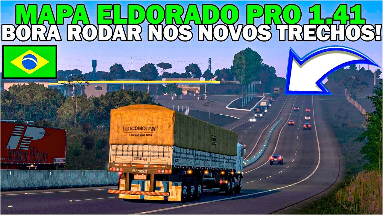 MAPA ELDORADO PRO 1.41 - OS NOVOS TRECHOS FICARAM INCRÍVEIS, BORA RODAR ...