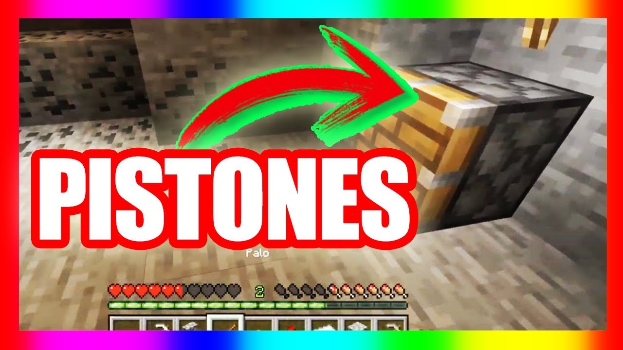 Como HACER PISTONES en MINECRAFT (PS4) / PE / 1.14 2019😎 - YouTube