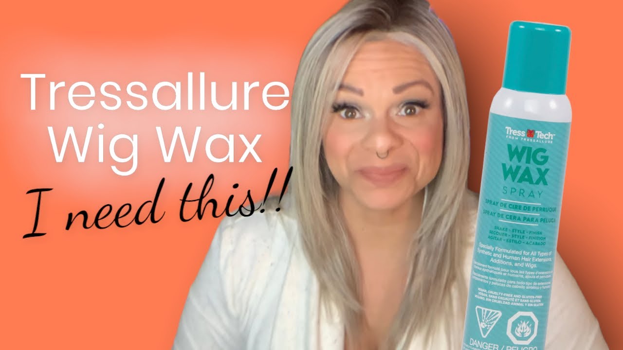 How To Use TressTech WIG WAX For Soft Hold & Flyaways - YouTube