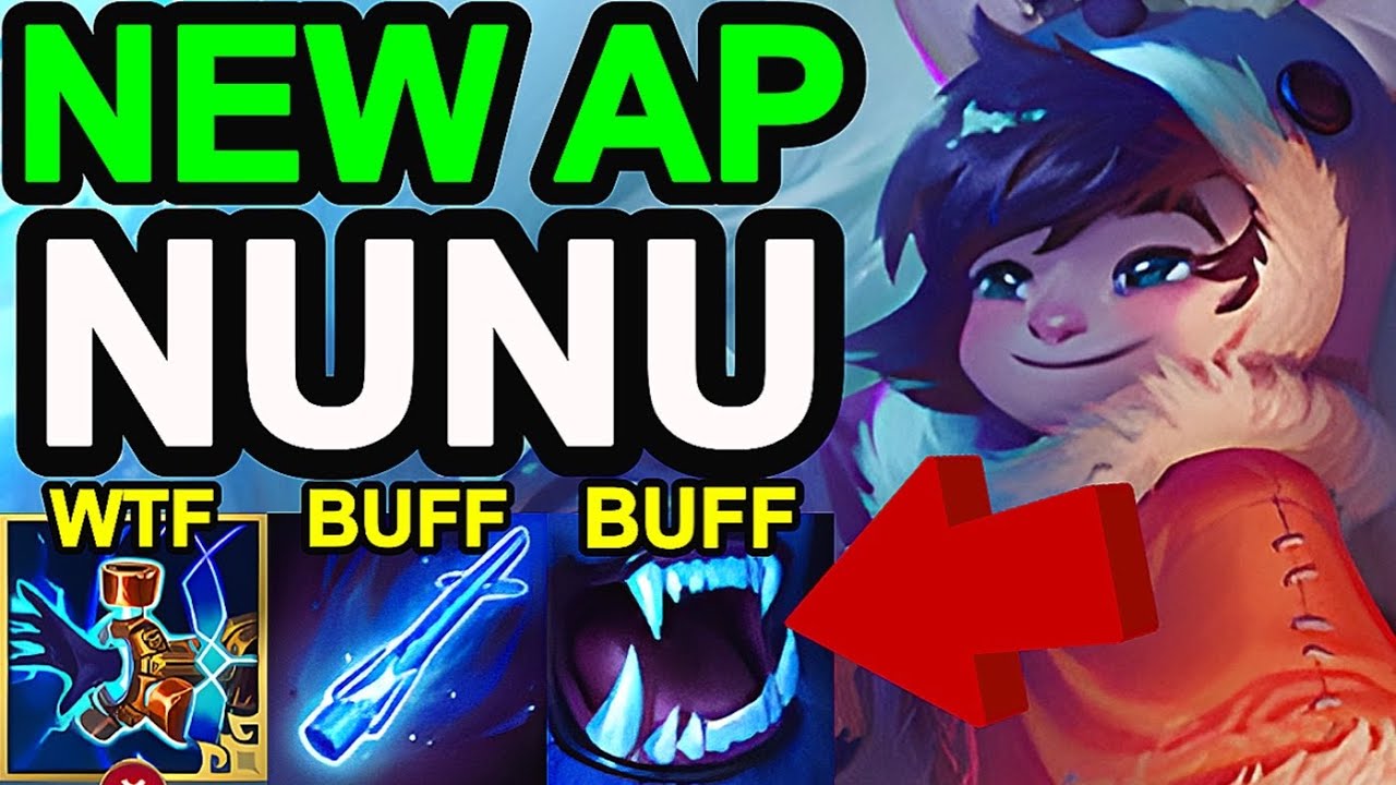 Wild Rift China Nunu Jungle - New Full AP Nunu Build Runes - Buffed Off ...