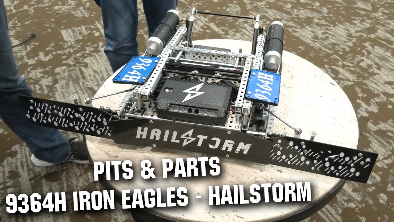 Pits & Parts | 9364H Iron Eagles - HailStorm | Over Under Robot - YouTube