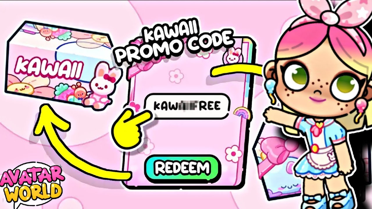 NOVO PROMO CODE NO AVATAR WORLD? PAZU GAMES , KAWAII HOUSE MAKER ...