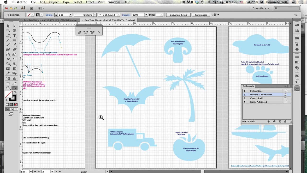 Lesson 10: Pen Tool Mastery #1 - YouTube