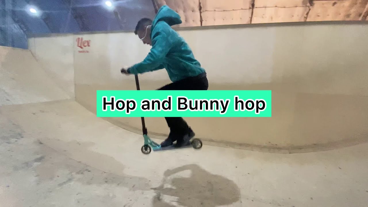 Как прыгать на самокате/ How TO HOP /BUNNY HOP ON SCOOTER - YouTube