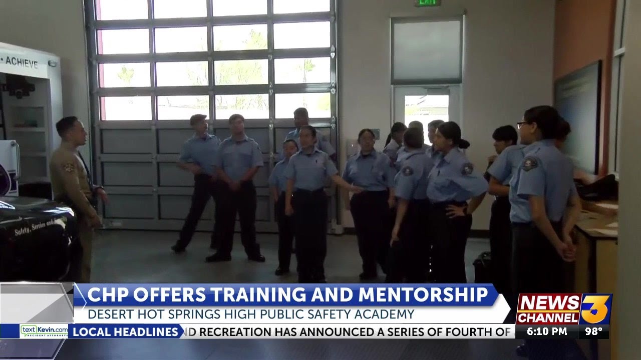 CHP Training and mentorship with Desert Hot Springs High Public Safety ...
