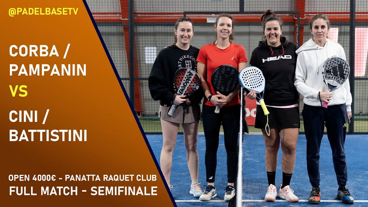 SEMIFINALE FEMMINILE - OPEN 4000€ - Cini / Battistini Vs Corbo ...