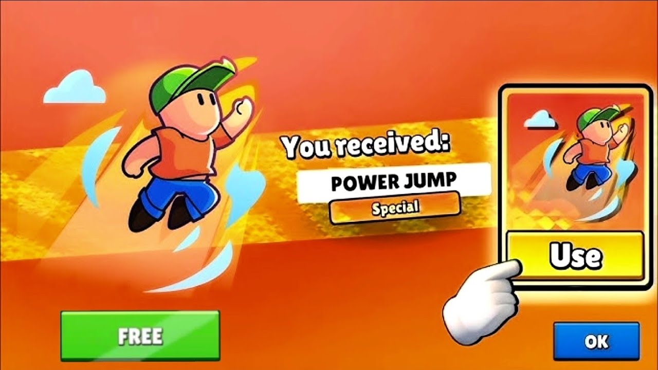how to get free power jump special ability in ||stumble guys|| - YouTube