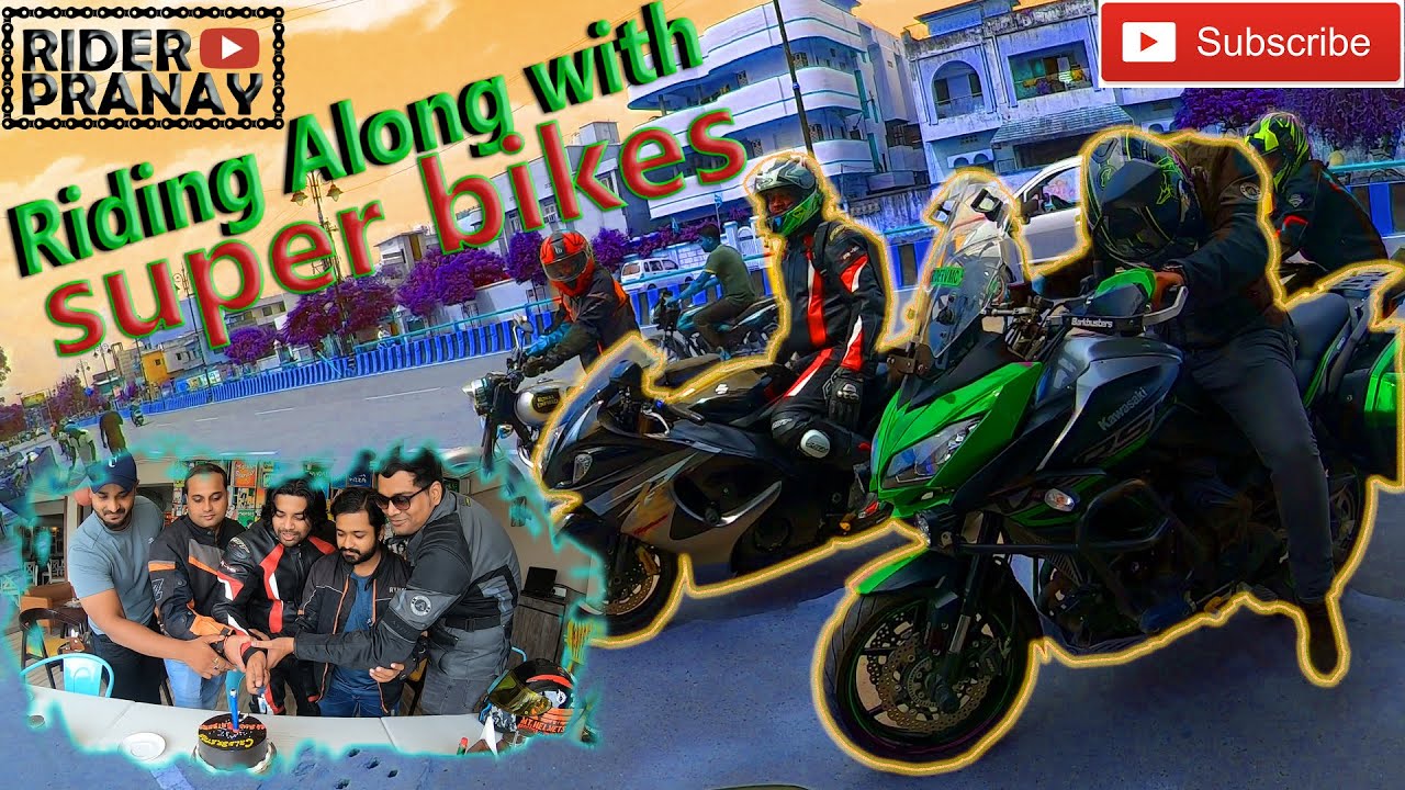 Riding Along with SUPER BIKES - YouTube