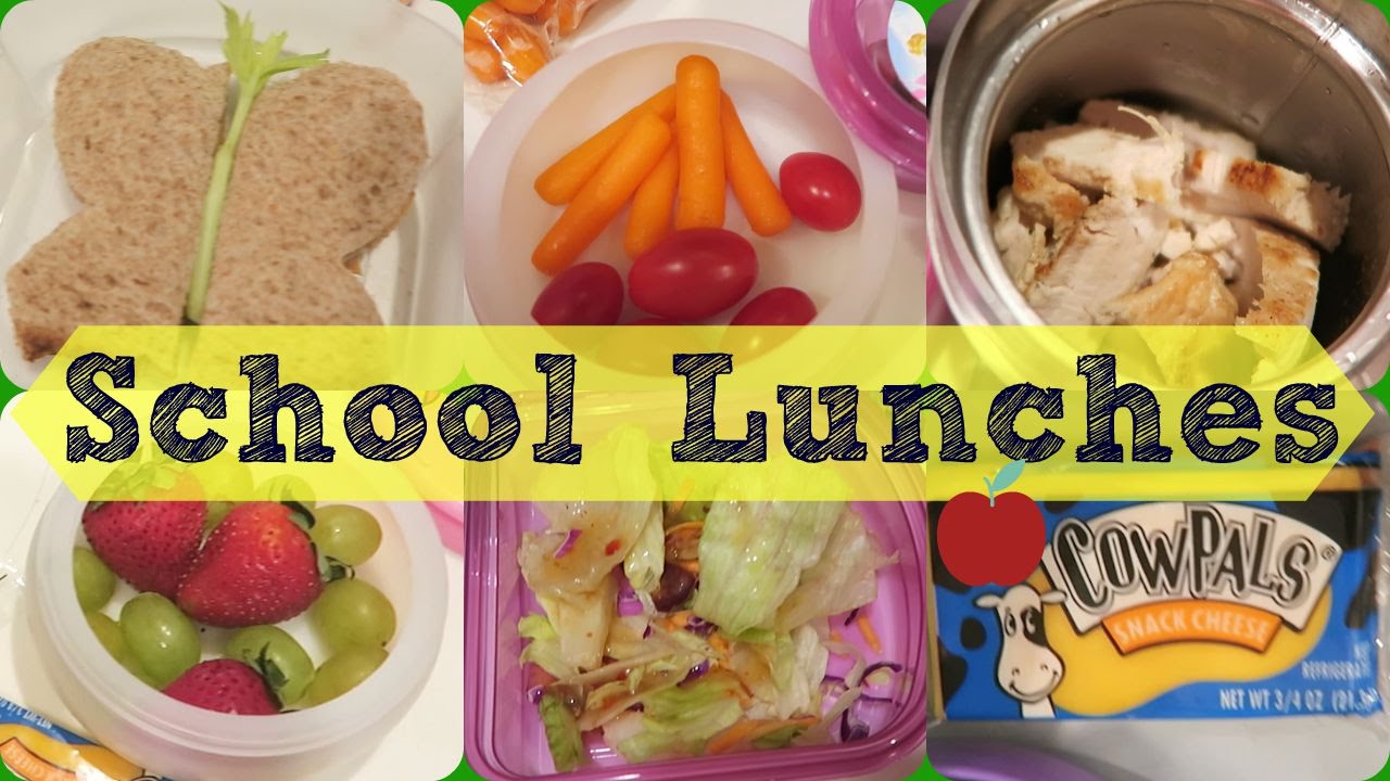 School Lunches! (6 Days of HOT and Cold School Lunches!) - YouTube
