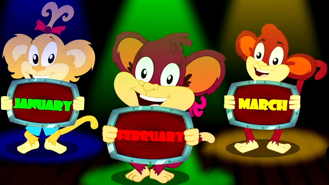 January, February | Months Of The Year Song + MORE Educational Videos ...