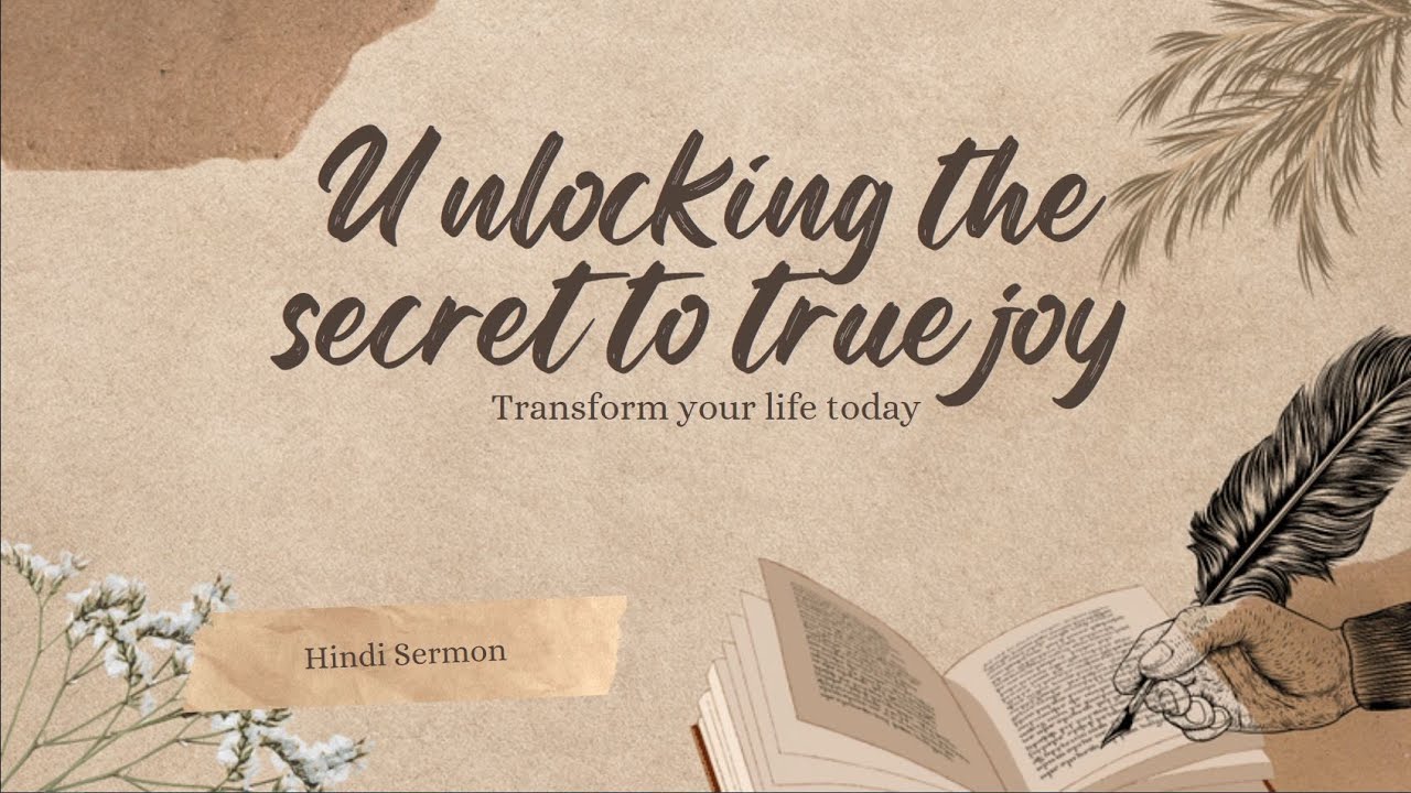 Unlocking the Secret to True Joy | Grace North Live Service | 28/04 ...