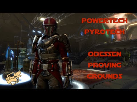 SWTOR - PvP - Powertech Pyrotech - Odessen Proving Grounds - YouTube