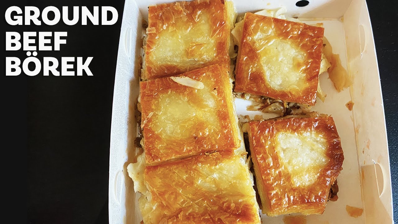 Kıymalı Levent Börek - Water Börek with Ground Beef - YouTube