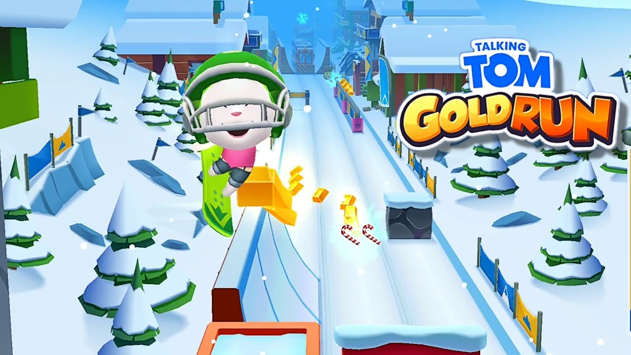 Talking Tom Gold Run Snowboard World Winter Wonders Event Talking ...