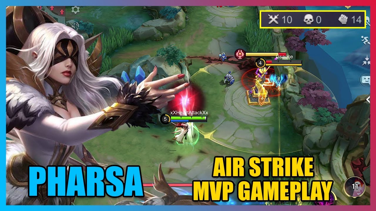 PHARSA MOBILE LEGENDS GAMEPLAY - YouTube