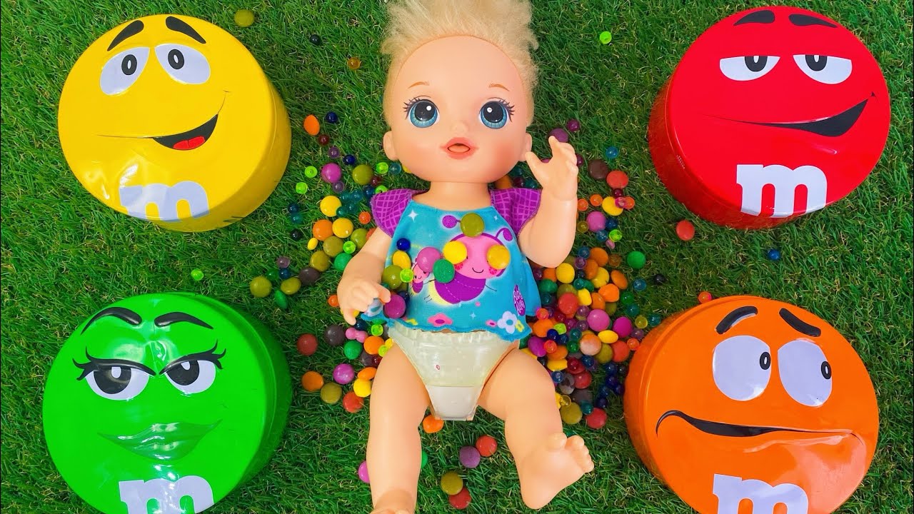 2 Minutes Satisfying with Unboxing Baby Alive doll Candy toys | ASMR ...