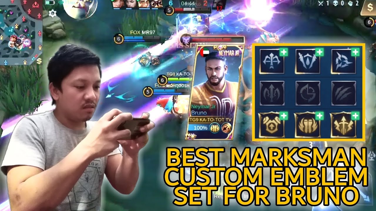 Best Marksman Custom Emblem Set For Bruno | Bruno Best Emblem Set ...