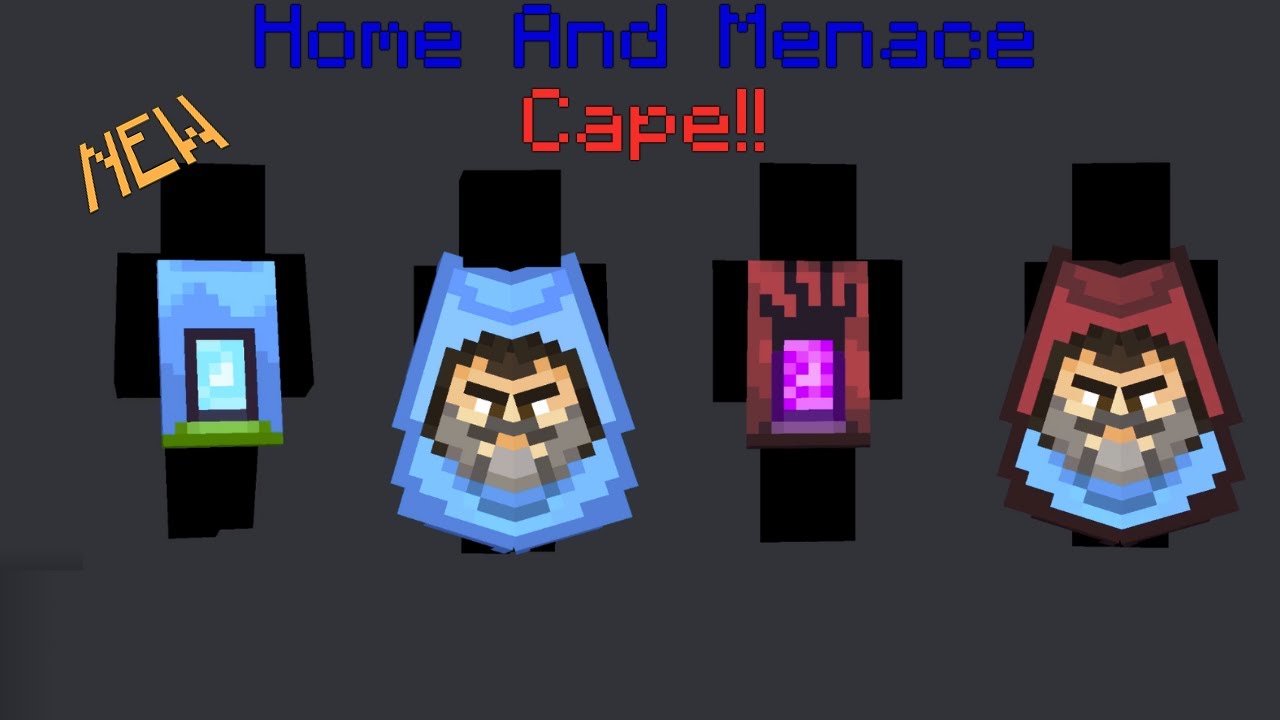 NEW Menace and Home capes (Minecraft) - YouTube