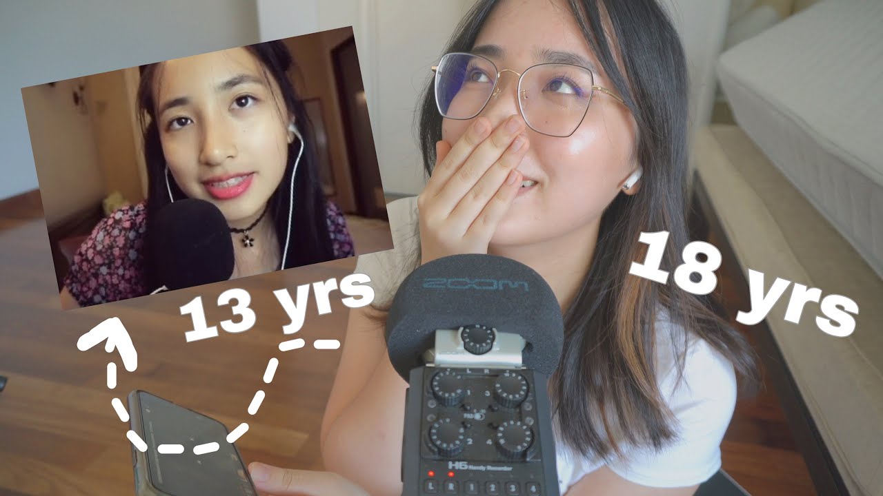 Reacting to my Old ASMR Videos (5+ years of ASMR)👀 - YouTube