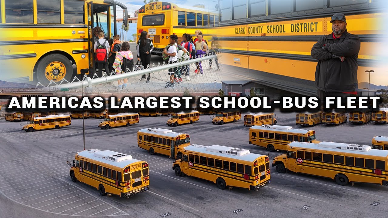 America's Largest School Bus Fleet Prioritizes Safety First - YouTube