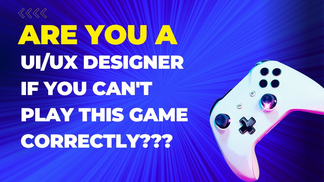 Test your UI/UX Visual design skills with this game. - YouTube