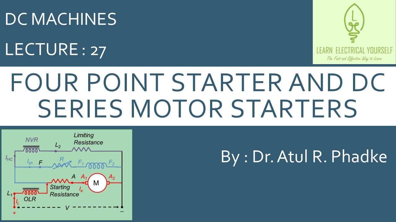 Four Point and DC Series Motor Starters (27) - YouTube