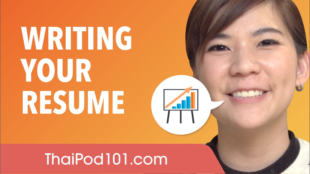 Writing Your Resume in Thai - Thai Conversational Phrases - YouTube